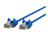 Belkin Slim - patch cable - 4 ft - blue