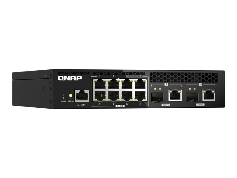 QNAP QSW-M2108R-2C - commutateur - 10 ports - Géré - Montable sur rack ...