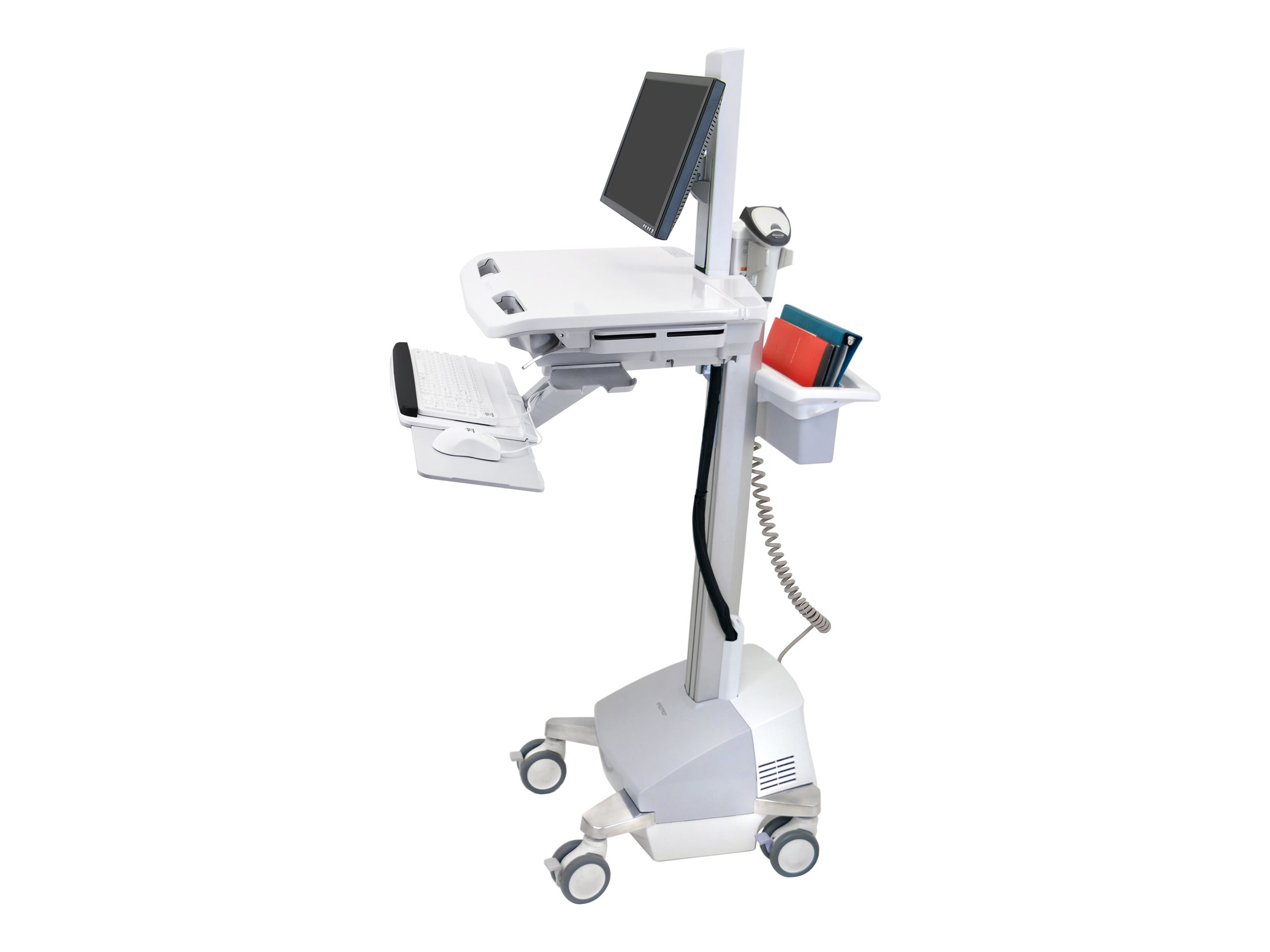 Ergotron StyleView EMR Cart with LCD Pivot, Powered | Overview, Specs ...