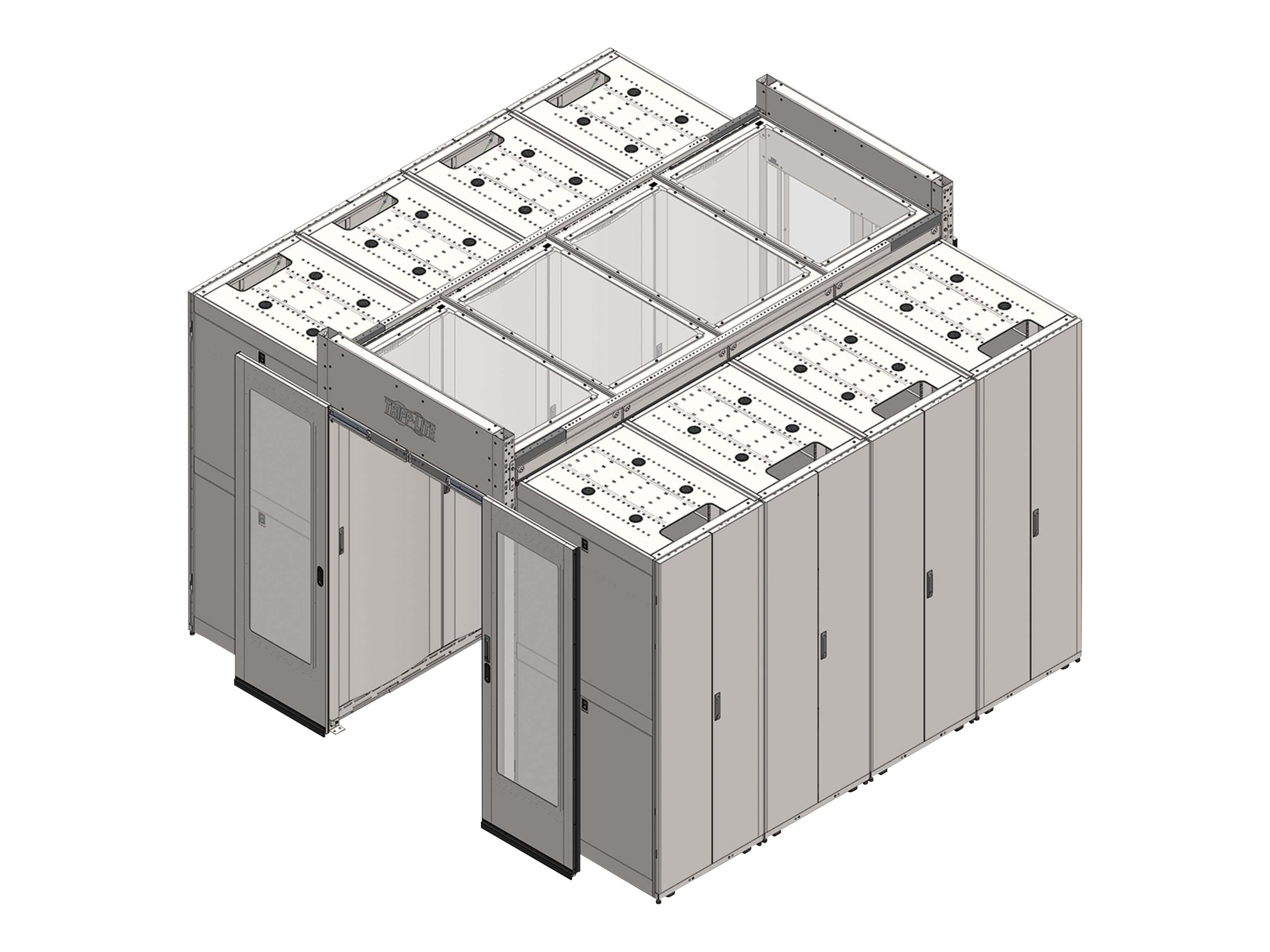 Tripp Lite Short Riser Panels for Hot/Cold Aisle Containment System ...