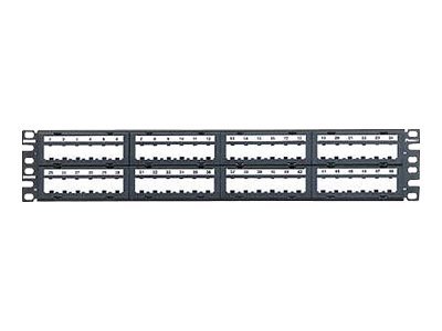 Panduit MINI-COM Modular Faceplate Patch Panels - patch panel - 2U - 19 ...