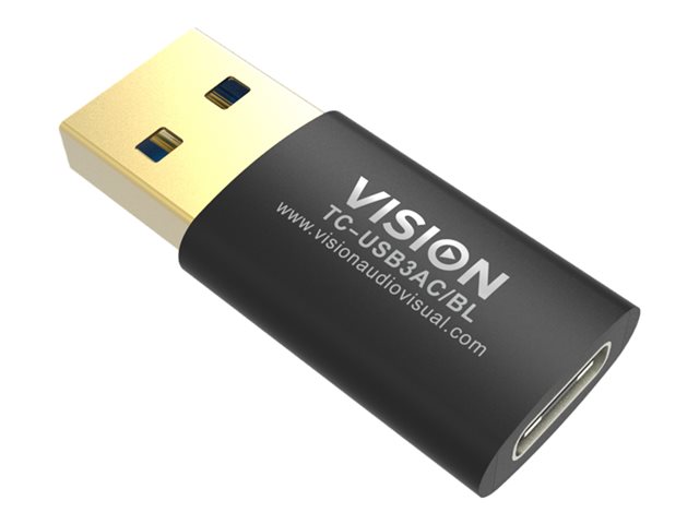 Vision Professional USB-C adapter USB Type A to 24... | TC-USB3AC/BL