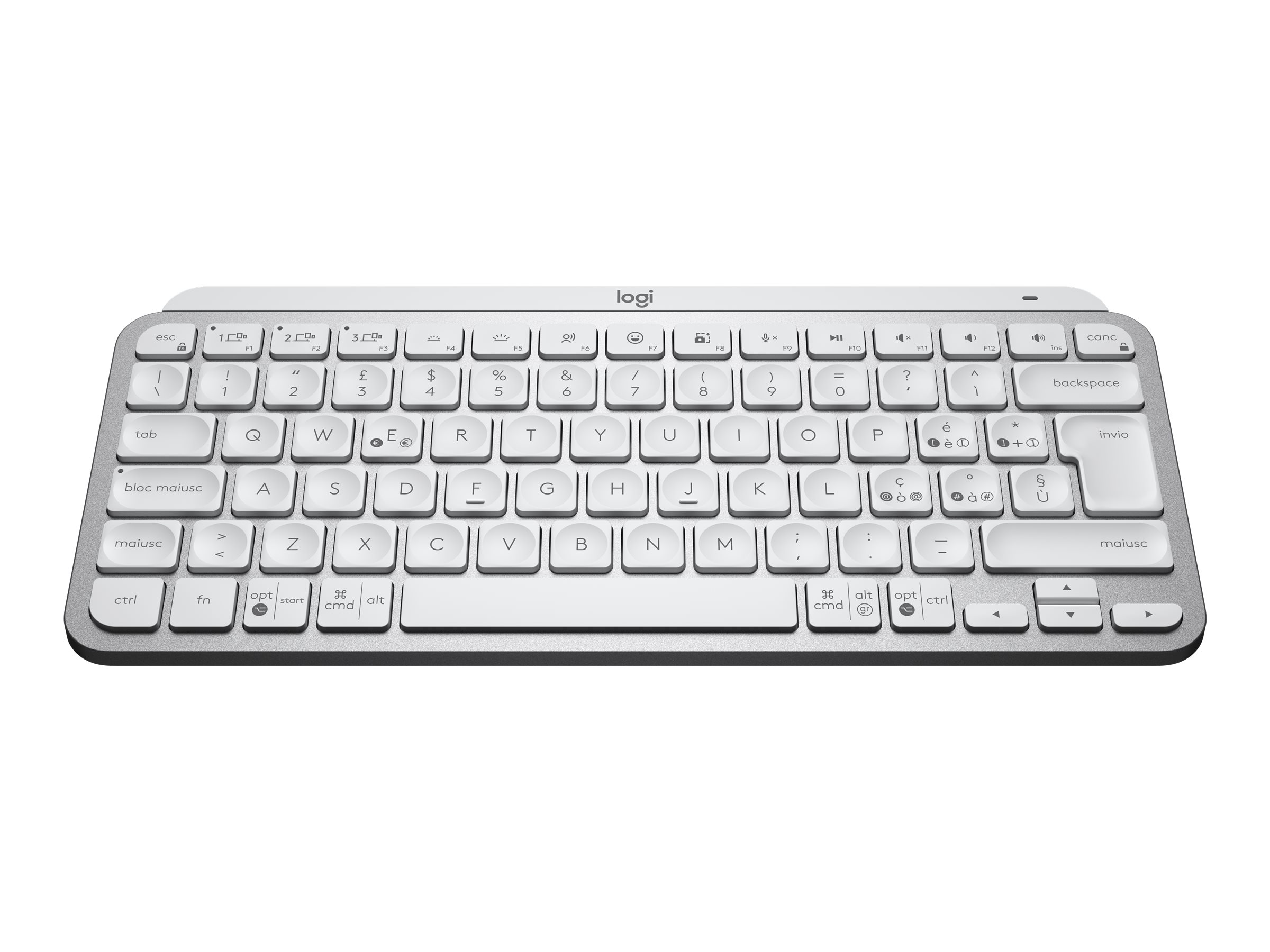 Logitech MX Keys Mini, keyboard, pale grey Input Device - Paradigm PCs