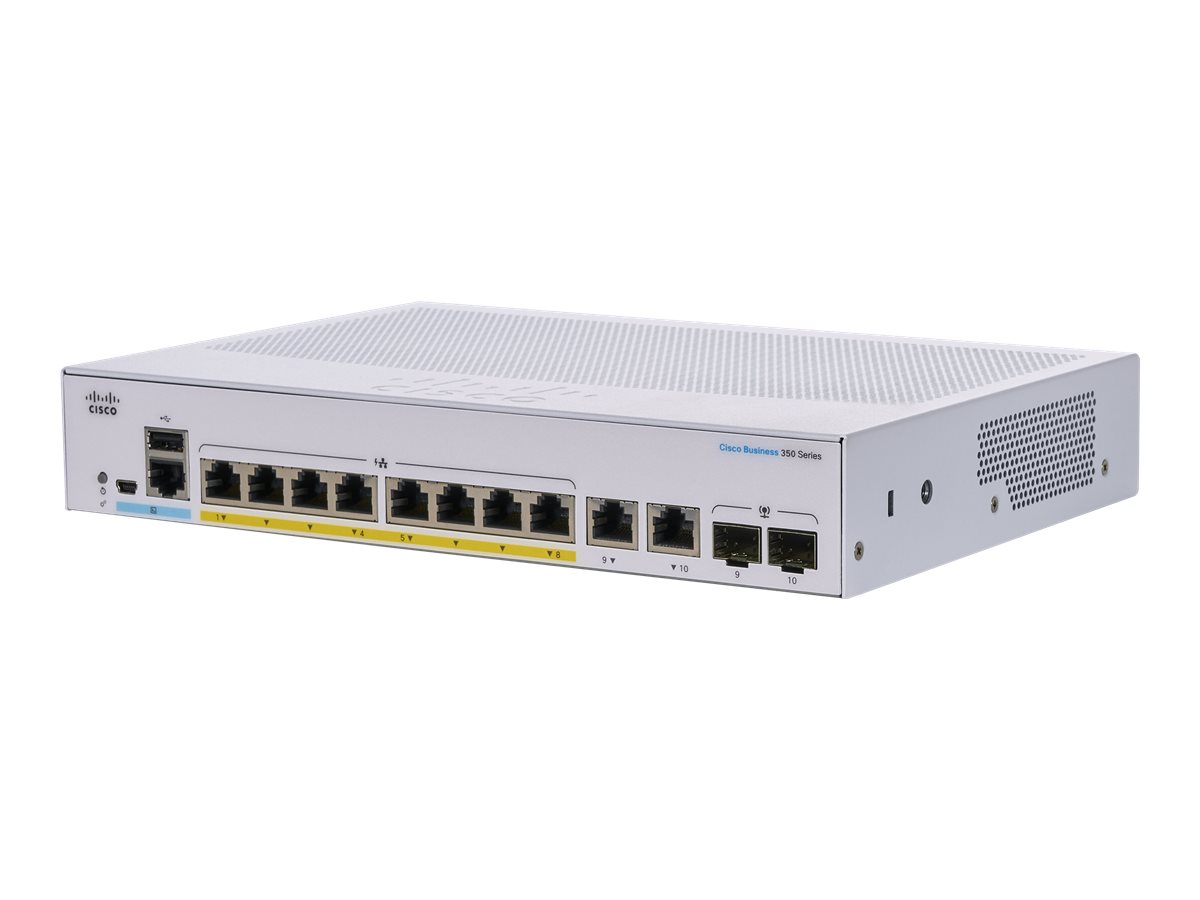 Cisco Business 350 Series CBS350-8P-E-2G | Overview, Specs, Details | SHI