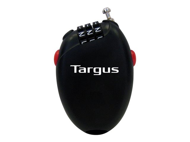 Targus Retractable Cable Travel Lock - security cable lock - ASP01EU ...