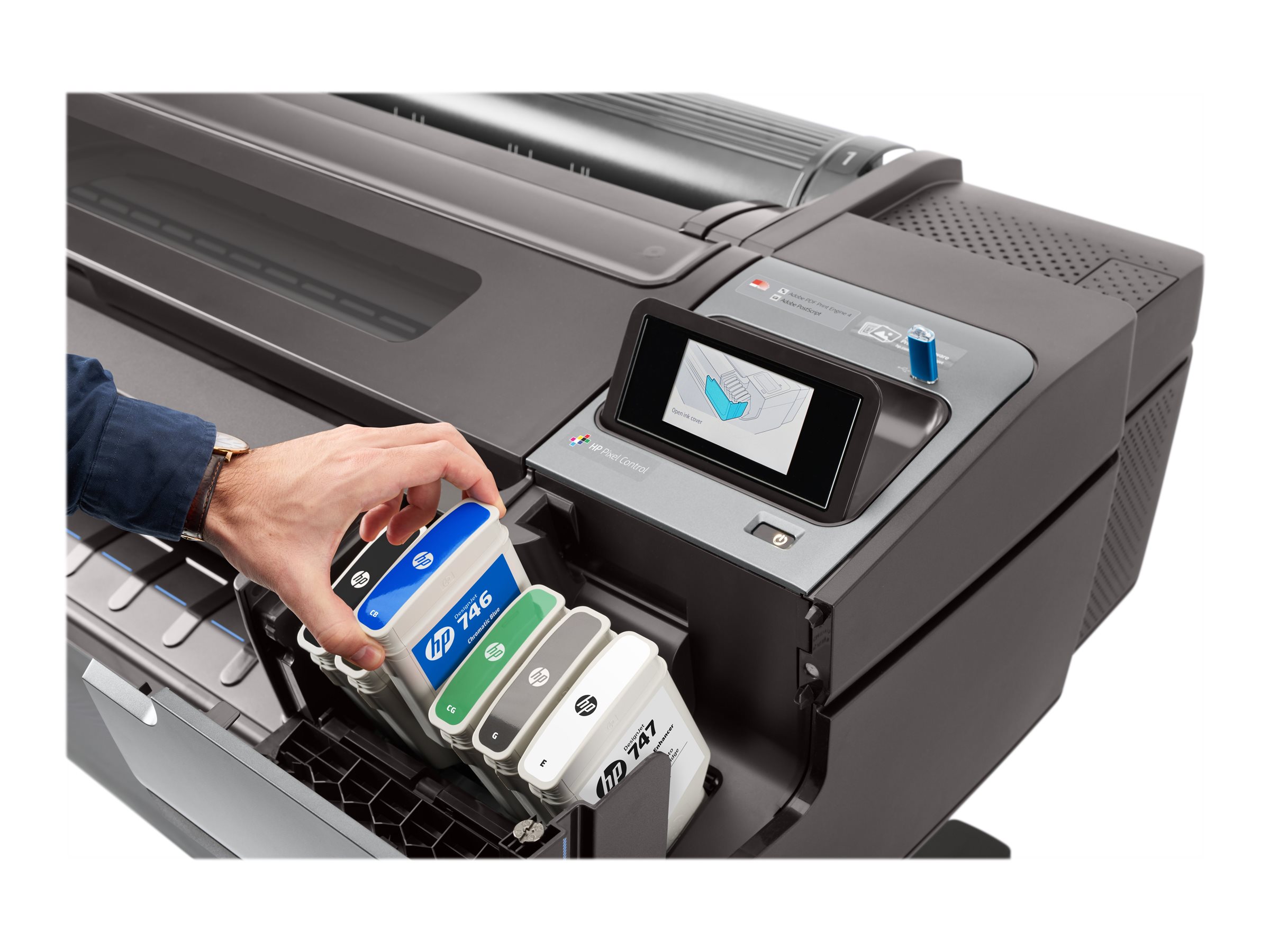 HP DesignJet Z9+ PostScript, large-format printer, colour, ink-jet ...