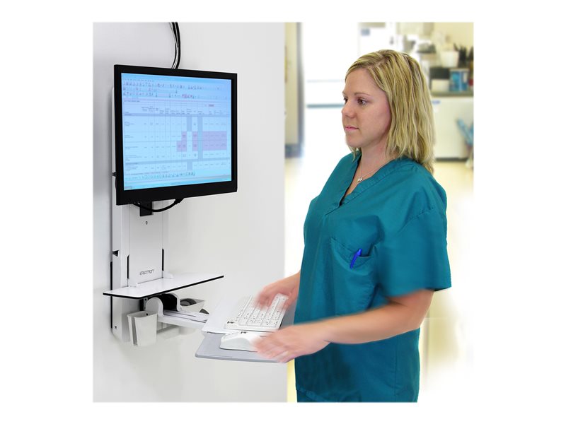 Ergotron StyleView Vertical Lift, Patient Room - kit de montage ...