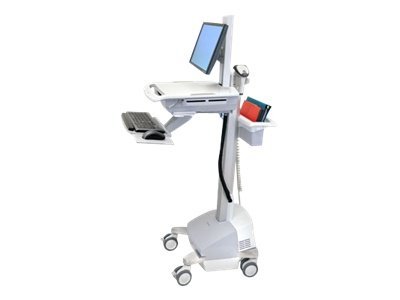 Ergotron StyleView EMR Cart with LCD Pivot, Powered - cart - for LCD ...