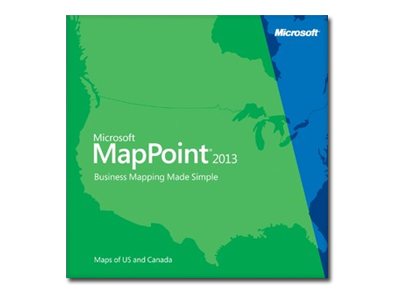 Microsoft MapPoint 2013 European maps - licence - 1 PC - B21-01467 ...