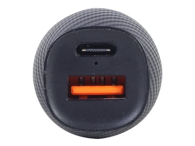 Gembird - Car power adapter - 18 Watt - 3 A - QC 3.0, PD - 2 output ...