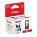 Canon CL-261 XL - XL - color (cyan, magenta, yellow) - original - ink ...