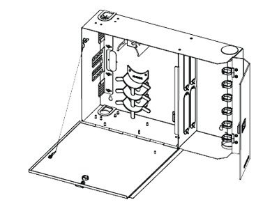 Corning LANscape Pretium Wall-Mountable Housing - cabinet