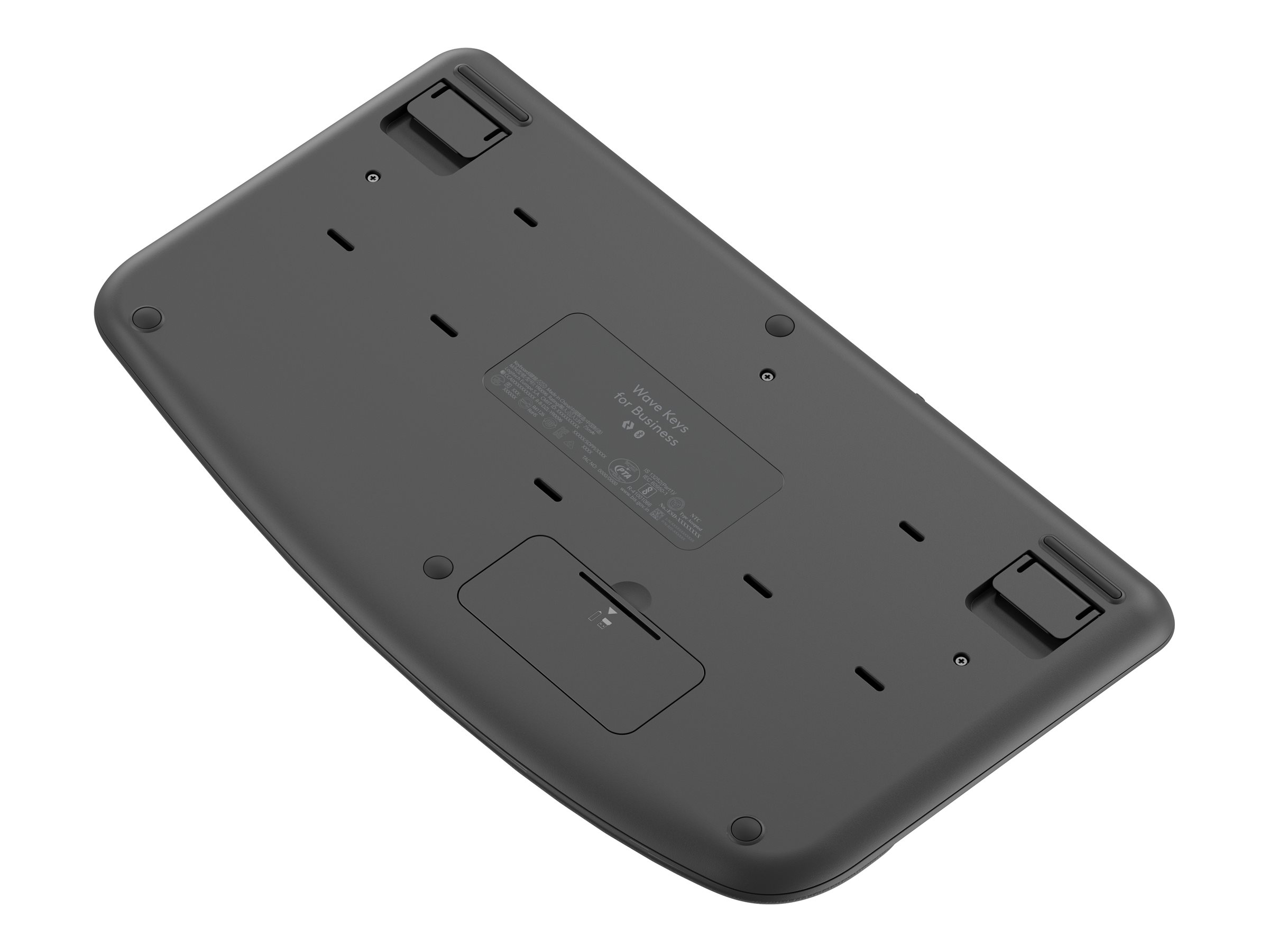 Logitech Ergo Series Wave Keys For Business Wireless Ergonomic Keyboard With Cushioned Palm