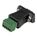 StarTech.com RS422 RS485 Serial DB9 to Terminal Block Adapter