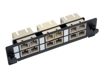Tripp Lite Toolless Pass-Through Fiber Patch Panel MMF/SMF 6 SC ...