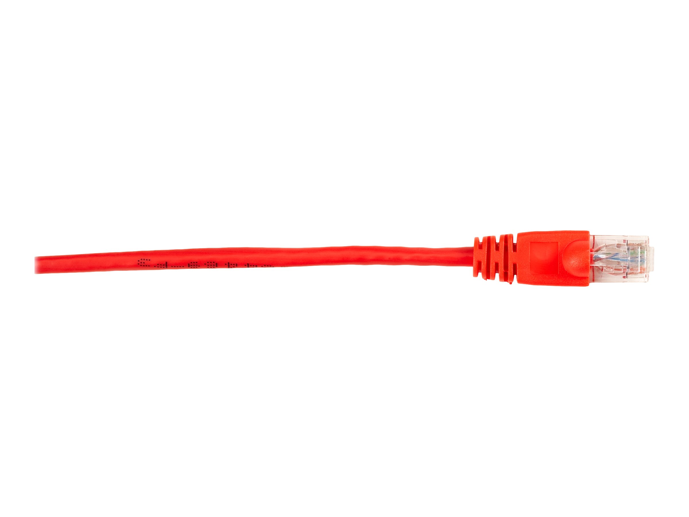 Black Box patch cable - 25 ft - red - CAT6PC-025-RD-10PAK ...