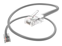 UNC Group patch cable - 2 ft - gray