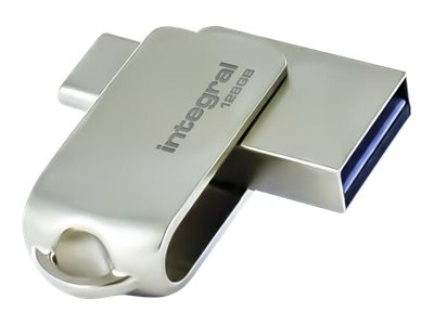 Integral 360-C Dual - USB flash drive - 128 GB - INFD128GB360CDL3.0 ...