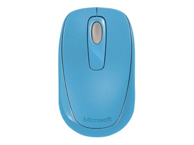 Microsoft Wireless Mobile Mouse 1000 - mouse - 2.4 GHz - cyan blue ...