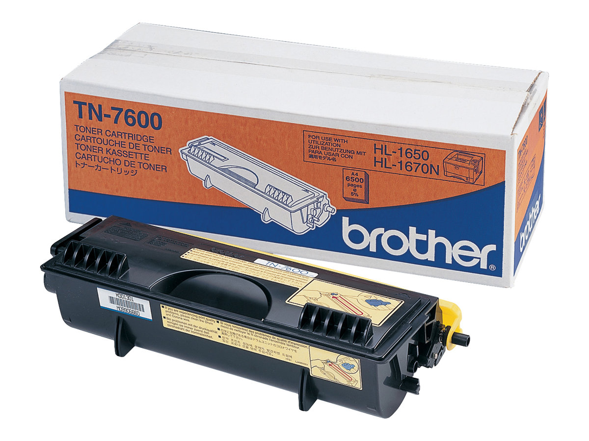Brother TN7600, black, original, toner cartridge - Paradigm PCs