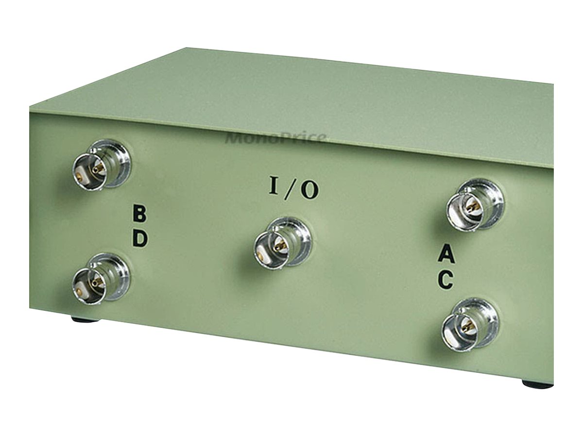 Monoprice BNC ABCD 4 Position Switch Box | Overview, Specs, Details | SHI