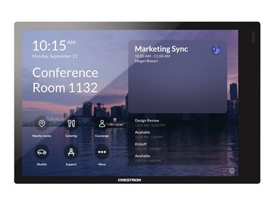 Crestron Room Scheduling Touch Screen TSS-770-T-B-S-LB KIT - for ...
