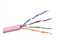 Belkin bulk cable - 1000 ft - pink