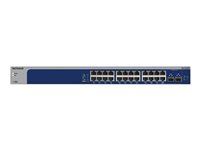 NETGEAR Plus XS724EM - switch - 24 ports - managed - rack-mountable