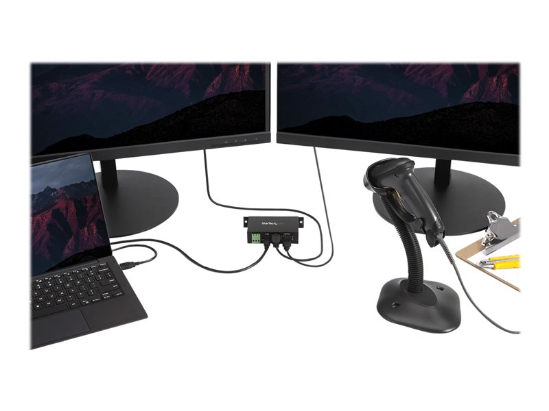 StarTech.com Hub USB 2.0 robuste à 4 ports - Montable (ST4200USBM)