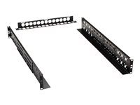Black Box Universal Rail Kit rack rail kit - 2U