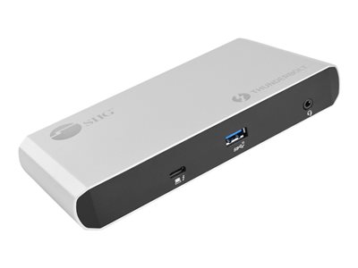 SIIG Thunderbolt 3 Dual DP 4K Video Docking Station with PD - Titan ...