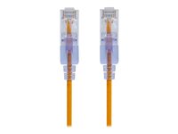 Monoprice SlimRun patch cable - 1 ft - yellow