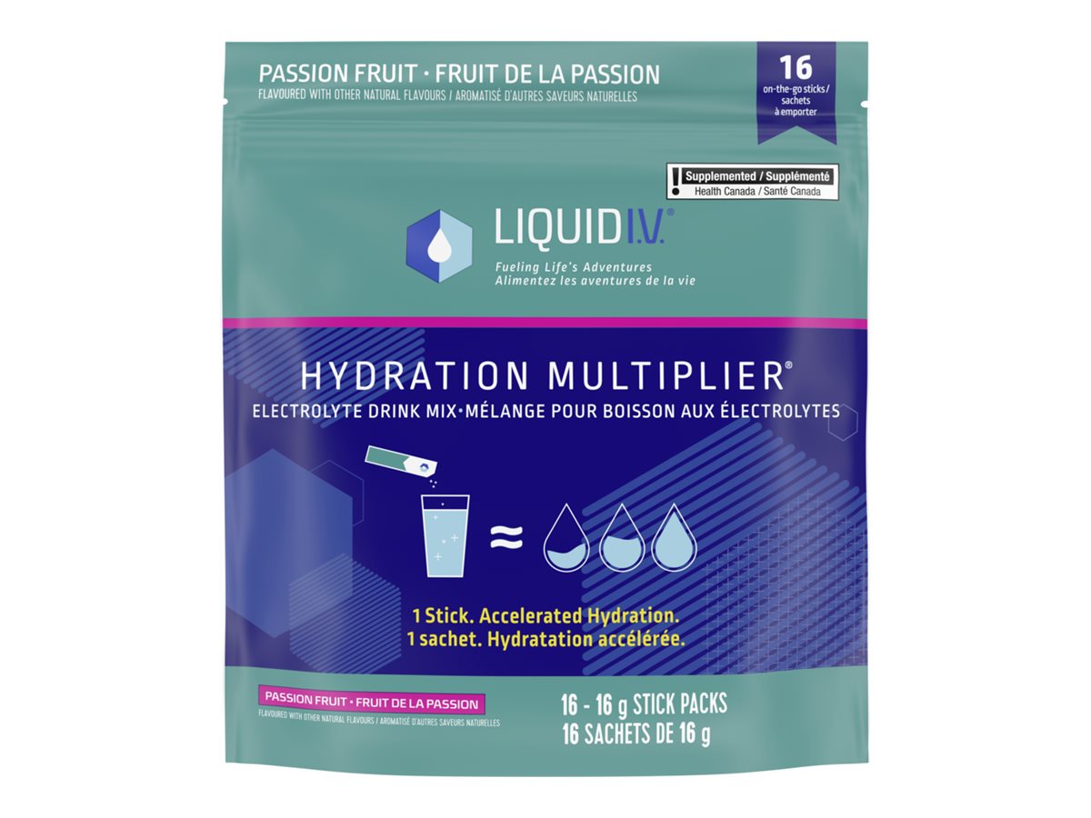 Liquid I.V. Hydration Multiplier Electrolyte Drink Mix Stick Packs ...