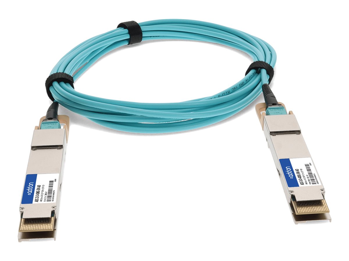 AddOn - 400GBase-AOC direct attach cable | Overview, Specs, Details | SHI