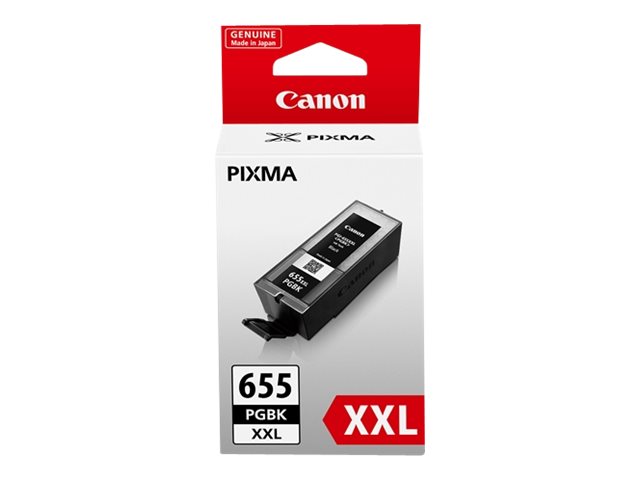 Canon PGI-655XXL PGBK, High Yield, black, original, ink tank - Paradigm PCs