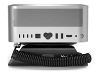 Compulocks Mac Studio Security Stand with Dual Head Coiled Cable Keyed ...