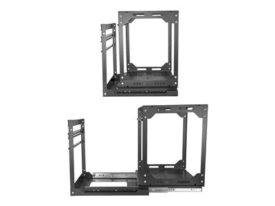 StarTech.com 12U Sliding Rotating Open Frame Network Rack, 4 Post AV ...
