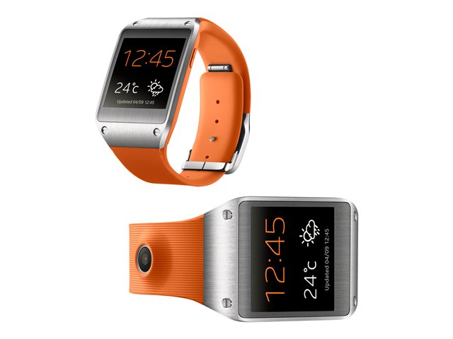 SM-V7000ZOABTU - Samsung Galaxy Gear smart watch - 4 GB - wild orange ...