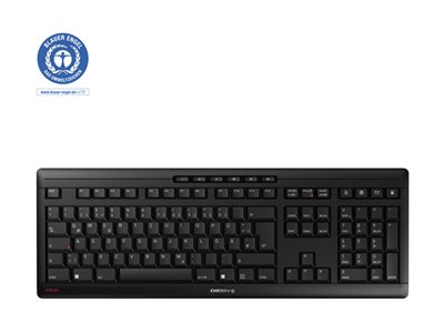 CHERRY STREAM KEYBOARD WIRELESS - Tastatur - QWERTZ - Deutsch - Schwarz