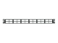 Panduit MINI-COM High Density Modular - patch panel - 1U - 19"/23"
