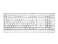 CHERRY keyboards KC 1068 keyboard - corded - pan-nordic - gray