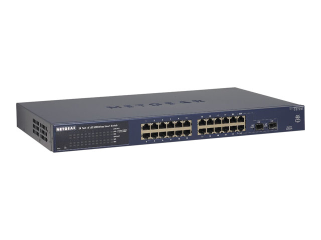 NETGEAR GS724Tv3 - switch - 24 ports - Managed - GS724T-300EUS - Currys ...