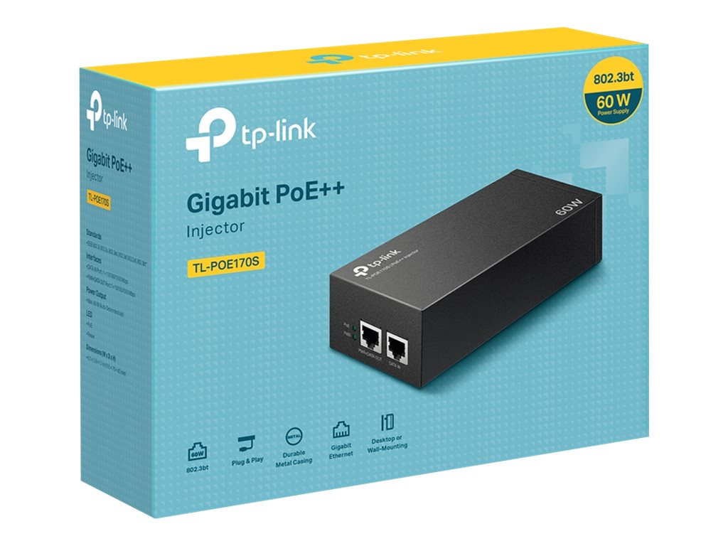 TP-Link TL-POE170S V1, PoE injector, 60 Watt - Paradigm PCs