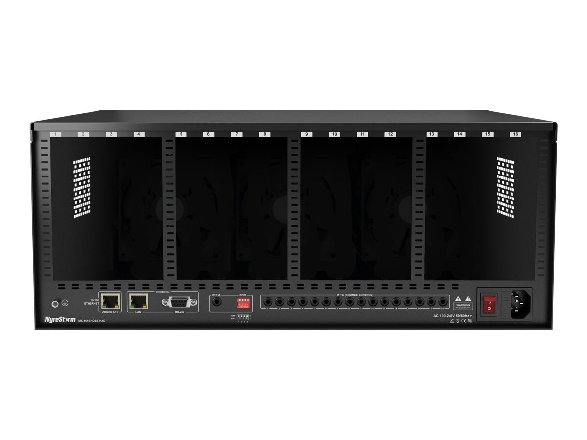 WyreStorm H2X 16 Slot 18Gbps 4K HDR Modular Matrix Switch Chassis | www ...