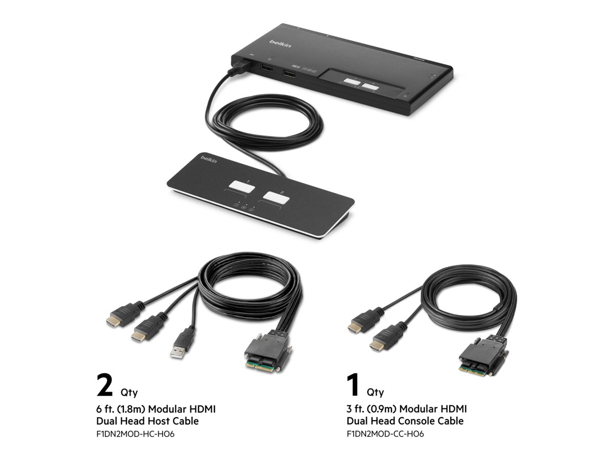 Belkin Modular Secure Dual Head | www.shi.fr