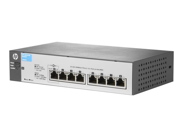 HPE 1810-8G v2 Switch - switch - 8 ports - Managed - J9802A - Currys ...