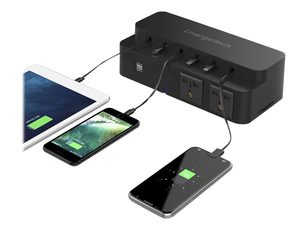 ChargeTech Power Strip Charging Station CS8 | Overview, Specs, Details ...