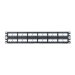 Panduit MINI-COM Modular Faceplate Patch Panels - patch panel - 2U - 19"
