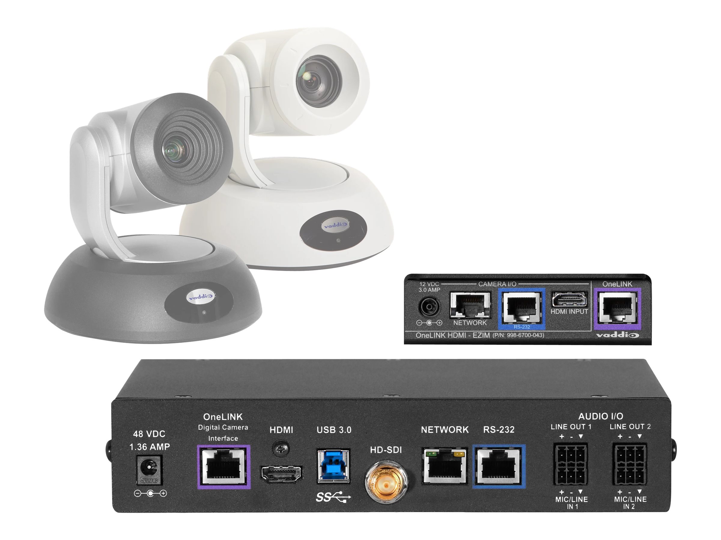Vaddio Cisco Codec Kit for OneLINK Bridge | Overview, Specs, Details | SHI