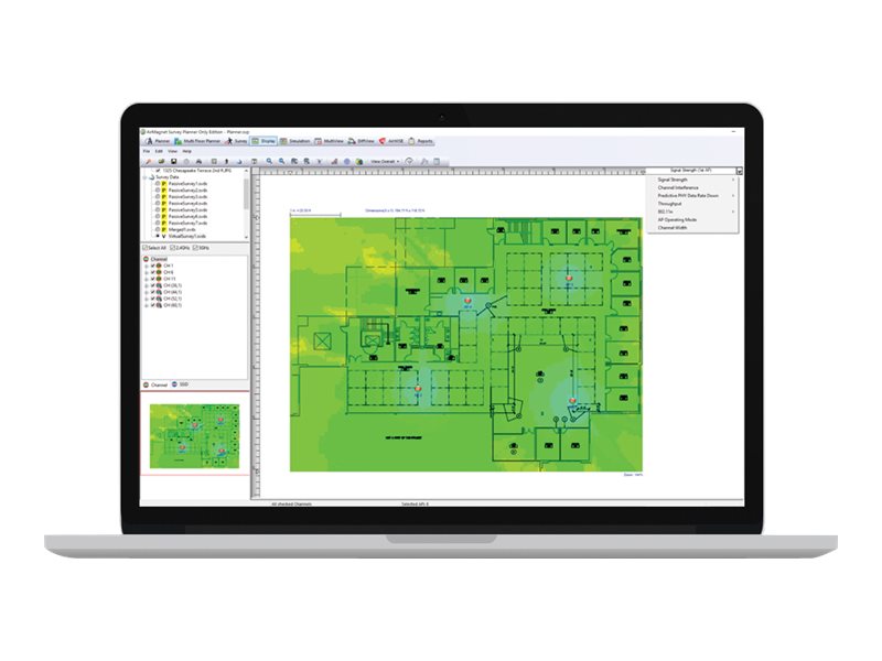 AirMagnet WiFi Analyzer and Survey Pro/Planner Bundle | Overview, Specs ...